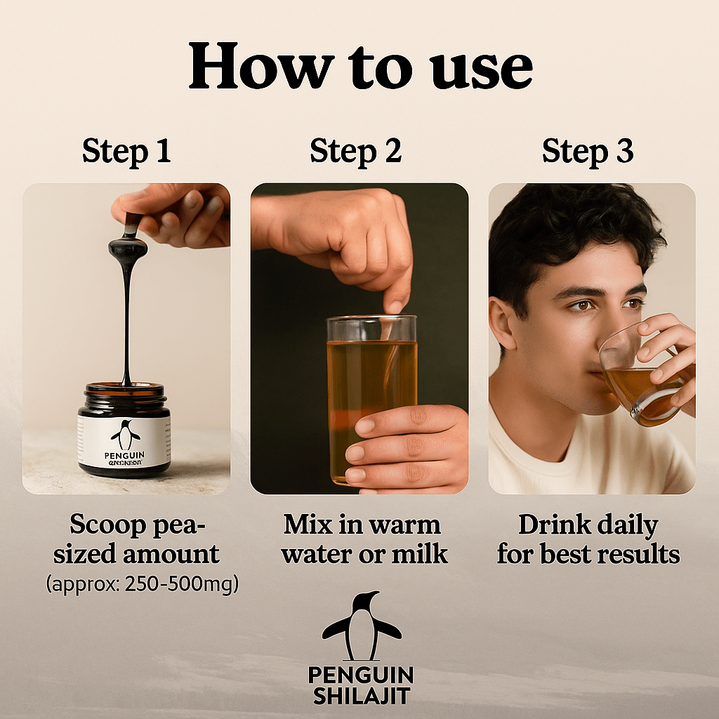 How to use shilajit? – Penguin Shilajit